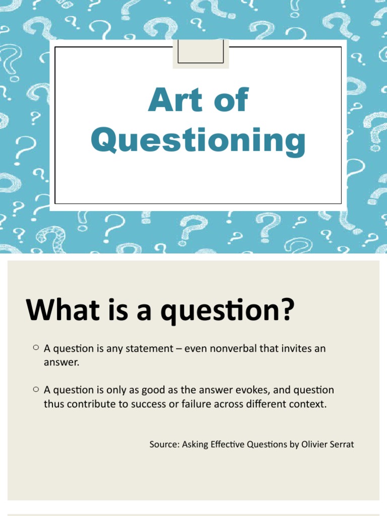 Maximizing Learning Through Effective Questioning: A Guide to Developing Higher Order Thinking ...