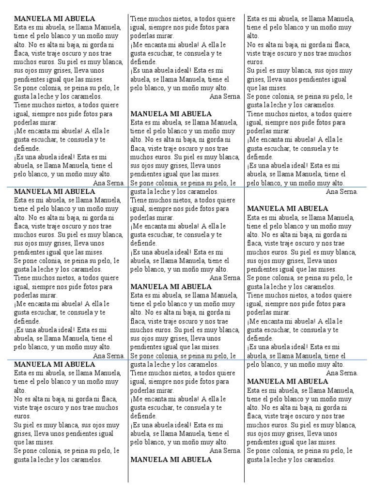 Manuela, mi abuela ideal | PDF | Novela negra, policíaca y suspenso ...