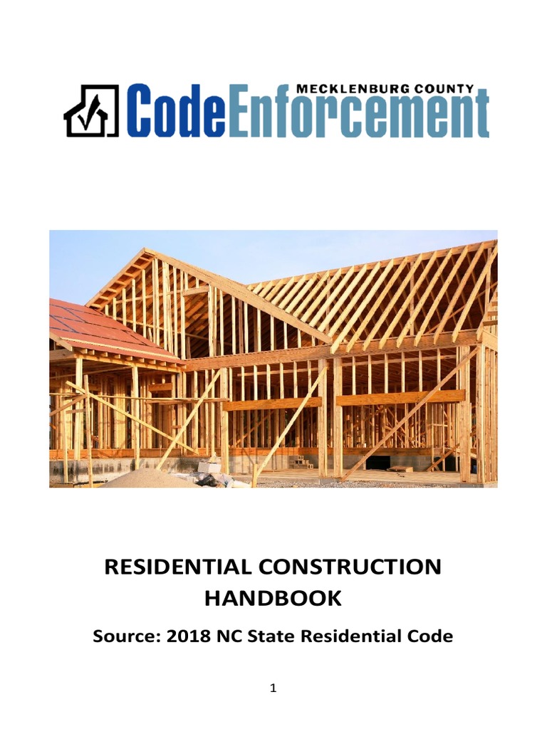 Residential Construction Handbook 2017 | PDF | Framing (Construction ...