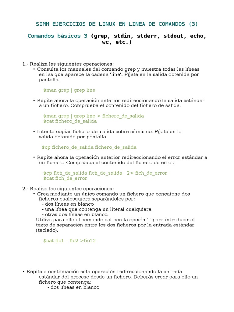 Ejer Linux3 Solucion | PDF | Archivo de computadora | Ciencias de la Computación