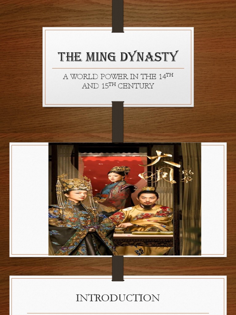 The Ming Dynasty | PDF | China | World Politics