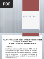 NIA 700 Formacion de La Opinion e Informe de Auditoria Sobre Estados Financieros | PDF ...