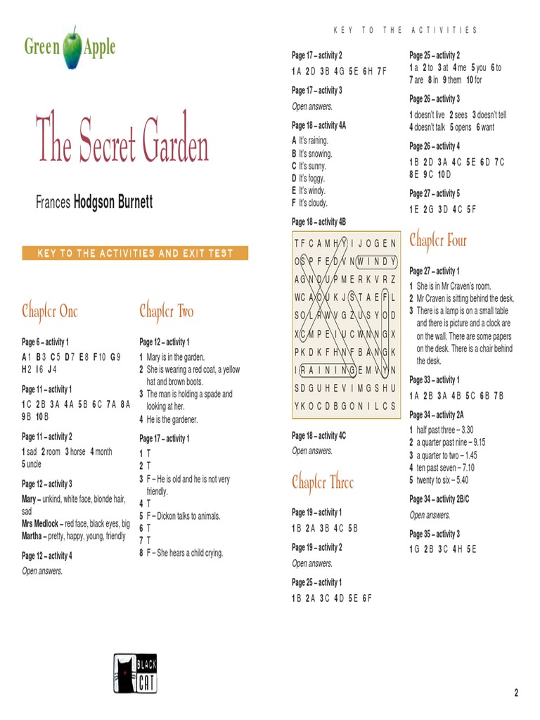 The Secret Garden | PDF | The Secret Garden