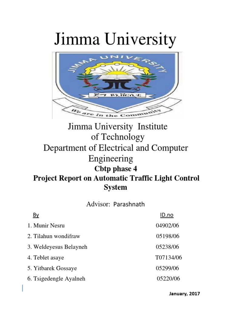 Automatic Traffic Light Control Using | PDF | Microcontroller ...
