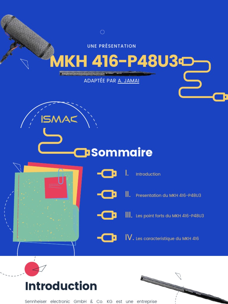 MKH 416-P48u3 | PDF | Microphone | Son