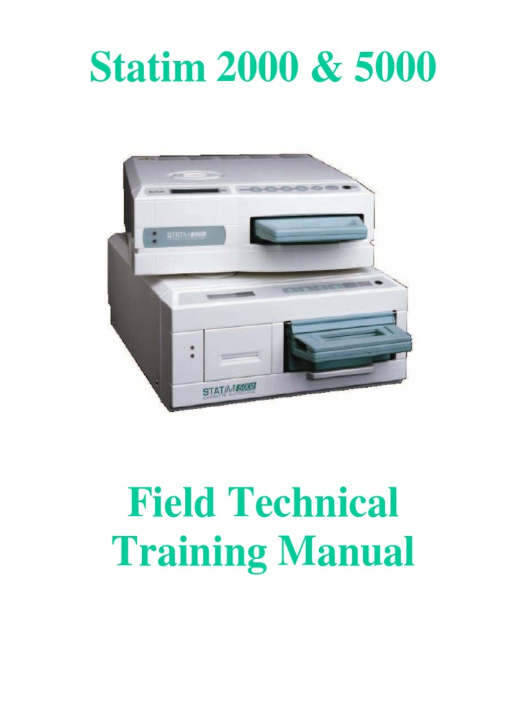 Statim 2000 5000 Field Training Manual | PDF | Steam | Pump