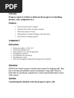 6 Months Progress Report | PDF | Finance & Money Management