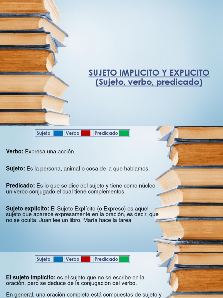 Sujeto Implicito y Explicito | PDF Sujeto Implicito y Explicito | PDF