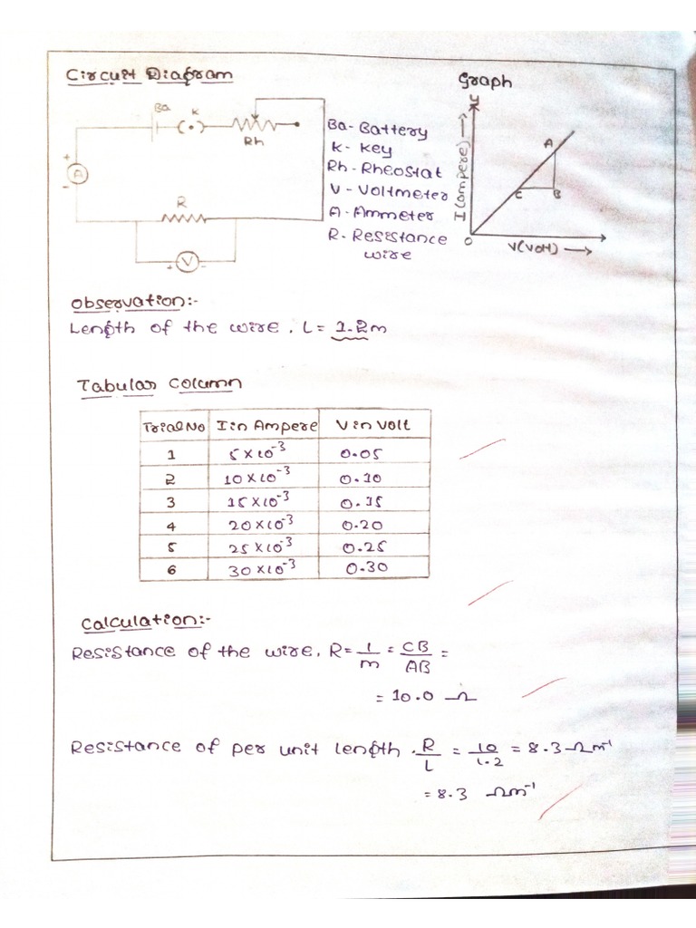 2nd Puc Physics Record Book | PDF