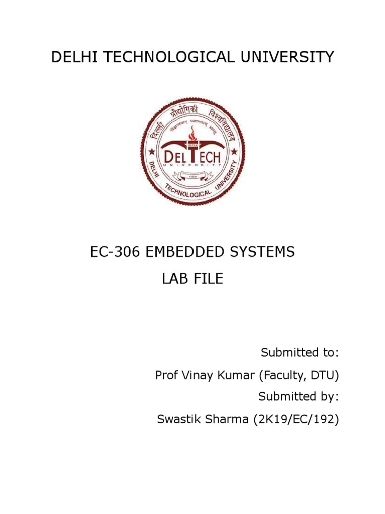 2k19ec192 Ed Lab Exp2 | PDF | Microcontroller | Electrical Engineering