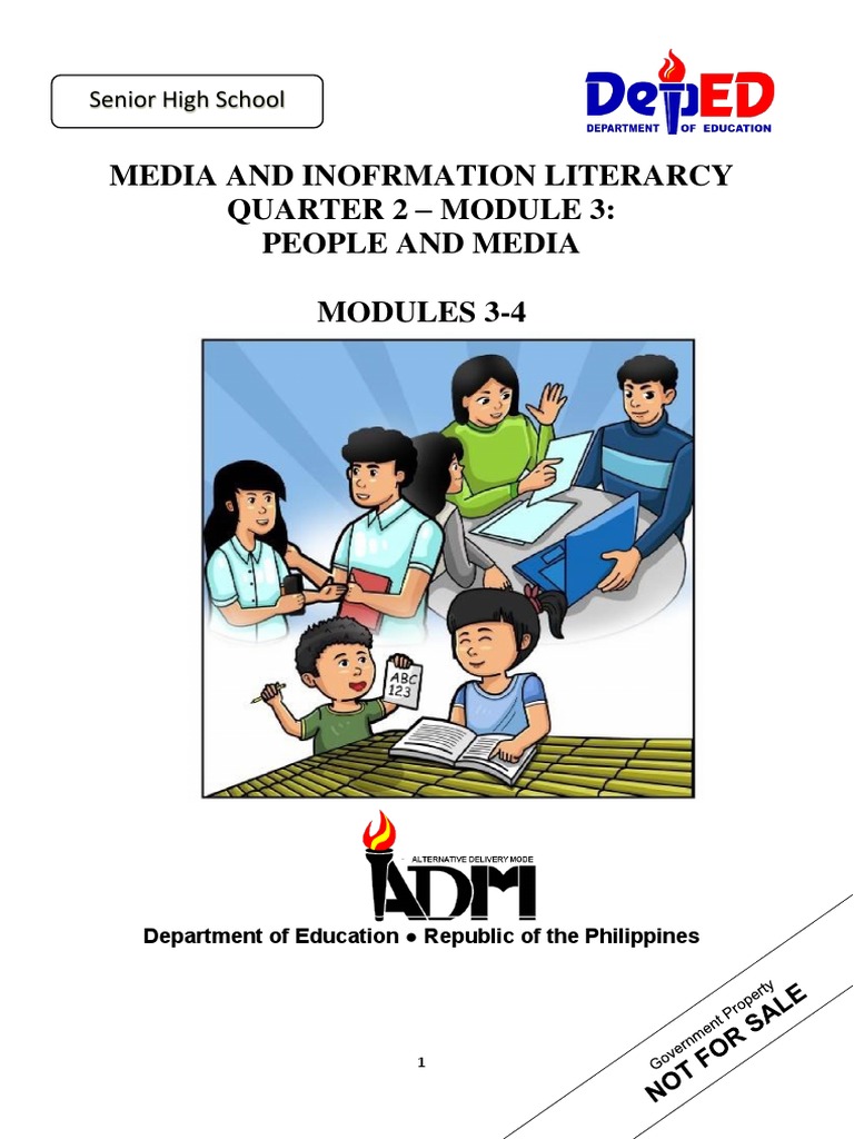 Media and Inofrmation Literarcy Quarter 2 - Module 3: People and Media ...