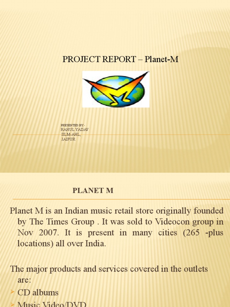 Planet M | PDF | Retail | Marketing
