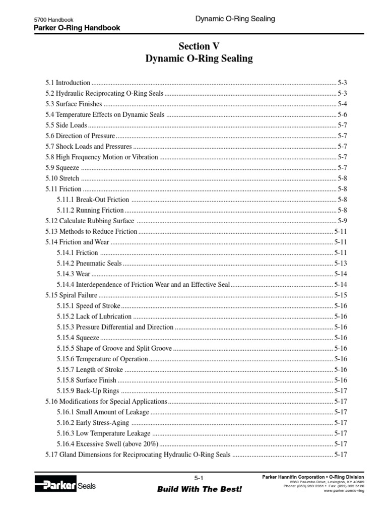 Dynamic O-Ring Sealing Guide | PDF | Friction | Cylinder (Engine)