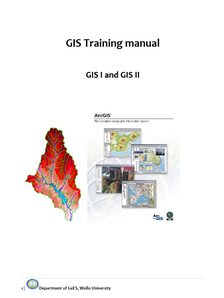 GIS Teaching Manual | PDF | Arc Gis | Geographic Information System