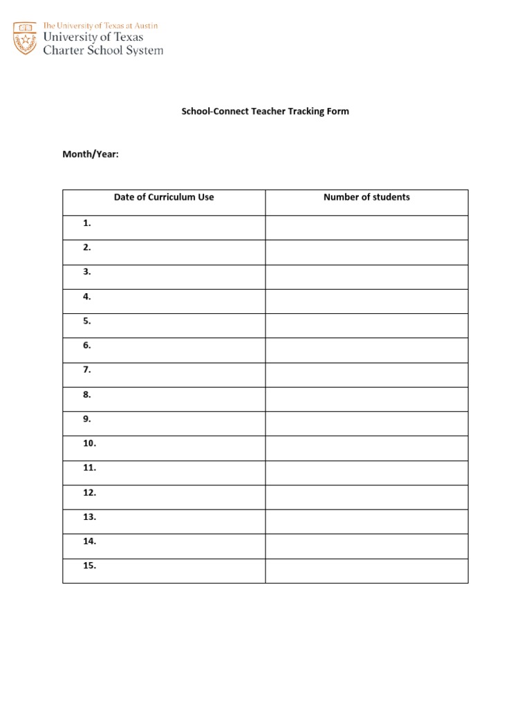 School-Connect Teacher Tracking | PDF