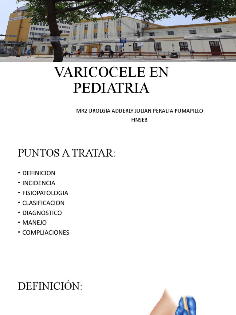 Varicocele en Pediatria Final Final | PDF | Especialidades Medicas ...