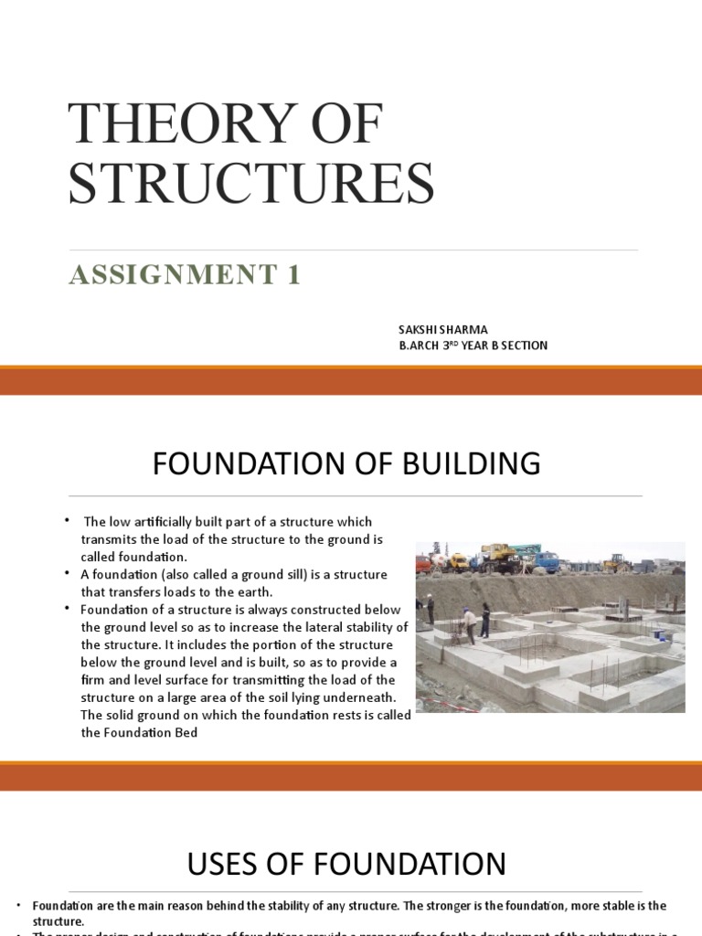 Theory of Structures: Assignment 1 | PDF | Deep Foundation | Foundation ...