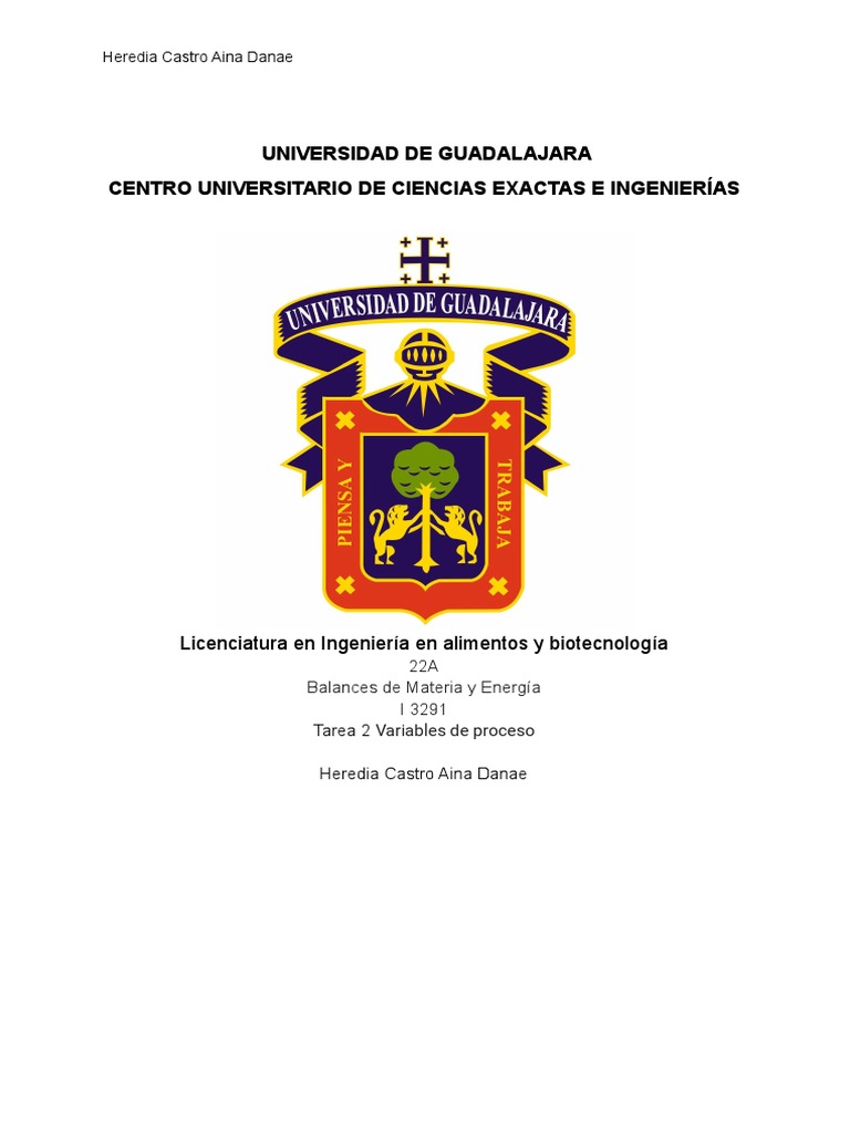 Variables De Proceso Pdf Densidad Kilogramo 4322