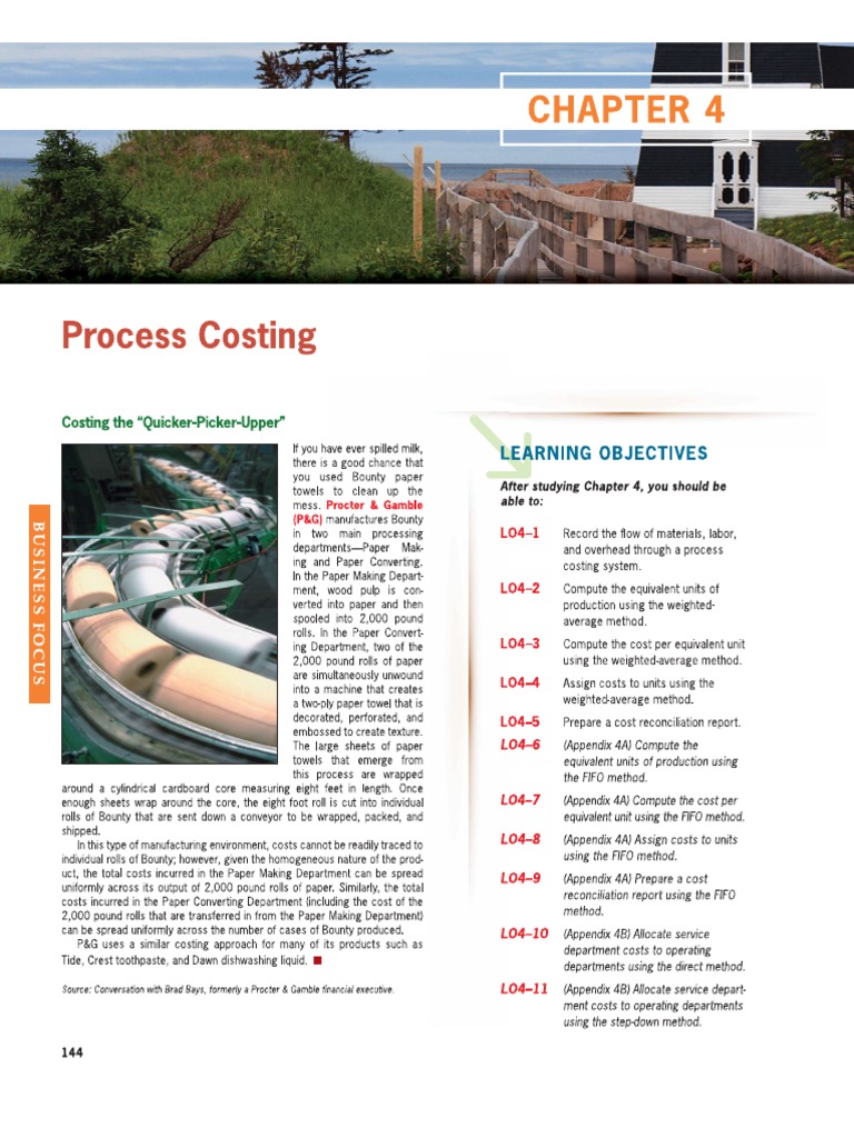ch-4 Process Costing | PDF