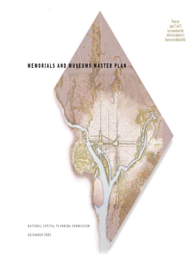 Memorials and Museums Master Plan Full 2001 | PDF | Washington ...