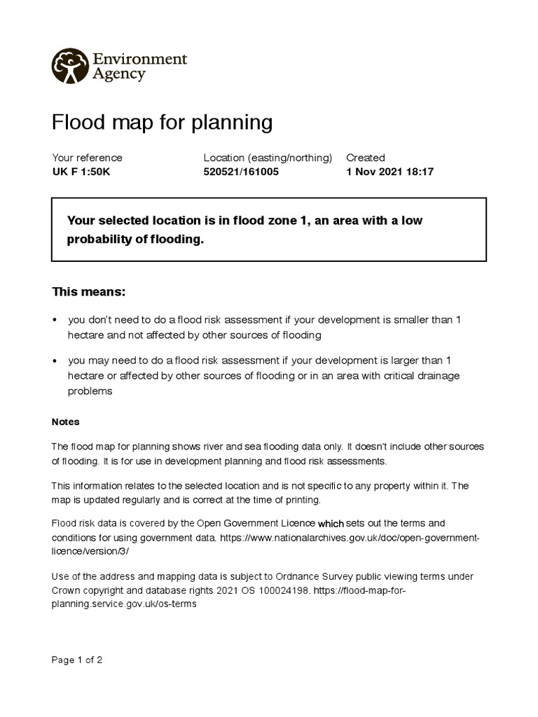 Flood Map Planning 2021 11 01T18 - 17 - 31.700Z | PDF | Ordnance Survey ...