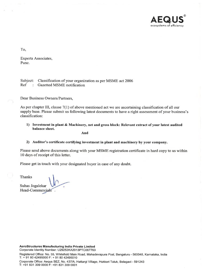 Letter | PDF