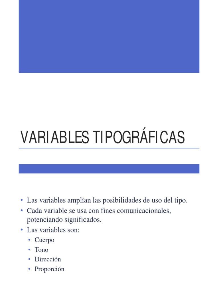 203 - Variables Tipográficas y Ajustes Visuales | PDF | Tipografía