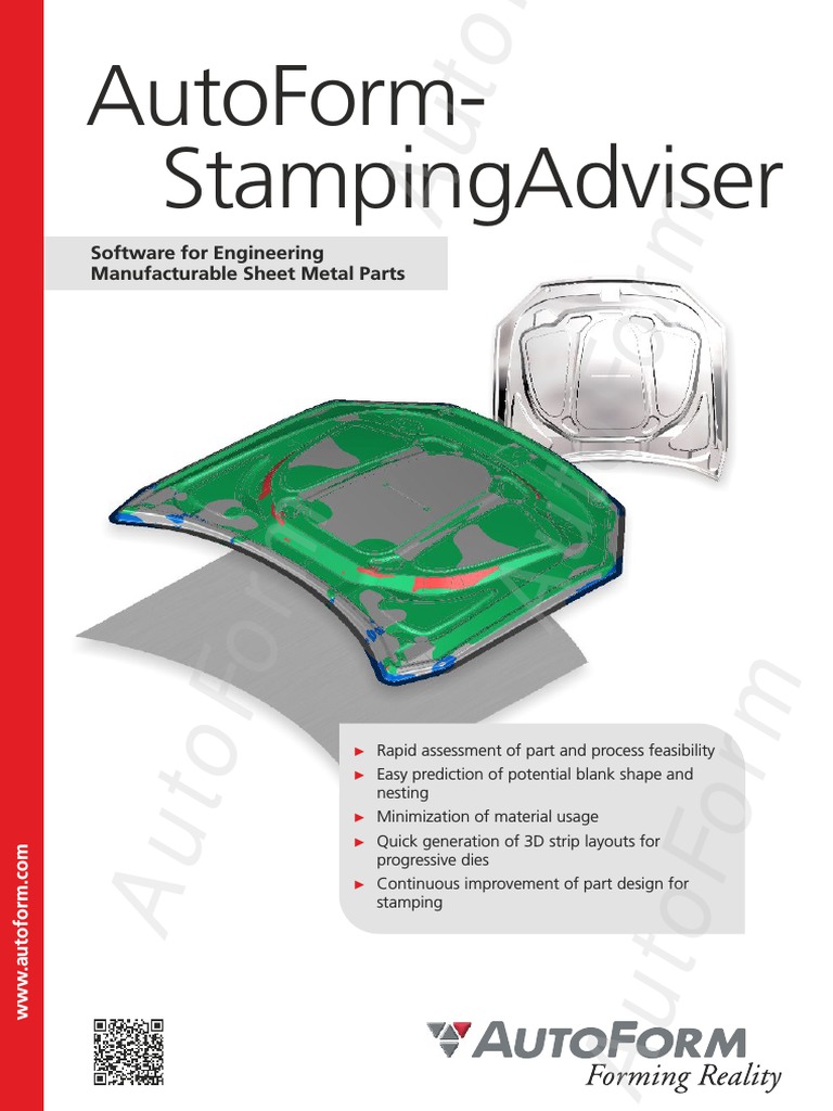 Autoform-Stampingadviser: Software For Engineering Manufacturable Sheet ...