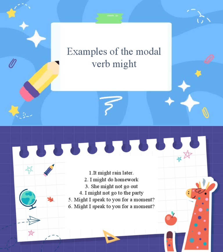Examples of The Modal Verb Might | PDF
