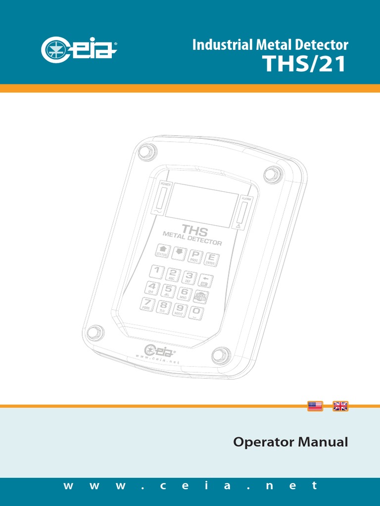 Industrial Metal Detector: Operator Manual | PDF | Metal Detector ...