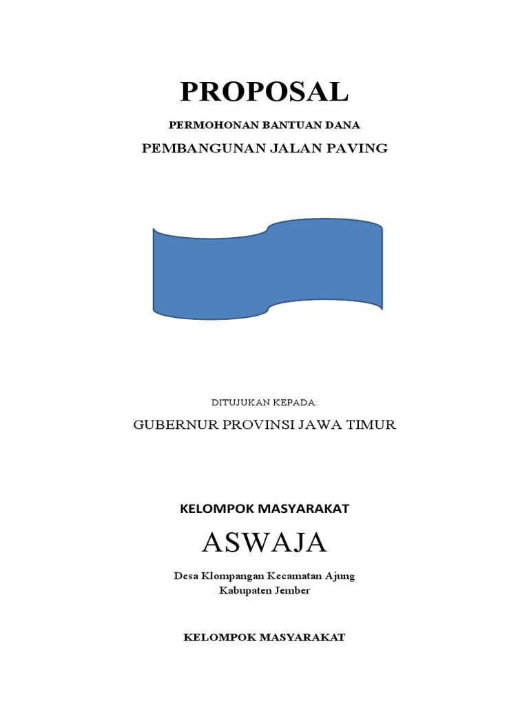 Proposal Paving 2 | PDF