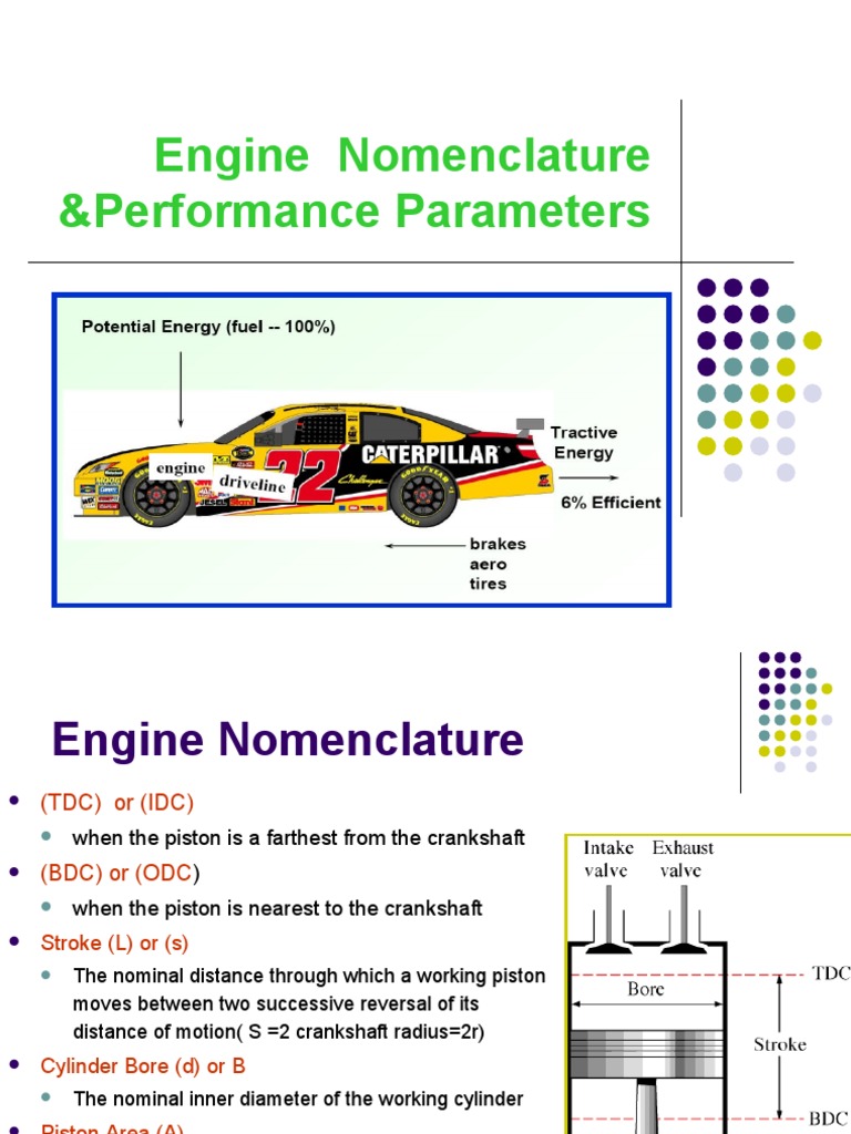 Engine Nomenclature &performance Parameters | PDF | Engines | Turbocharger