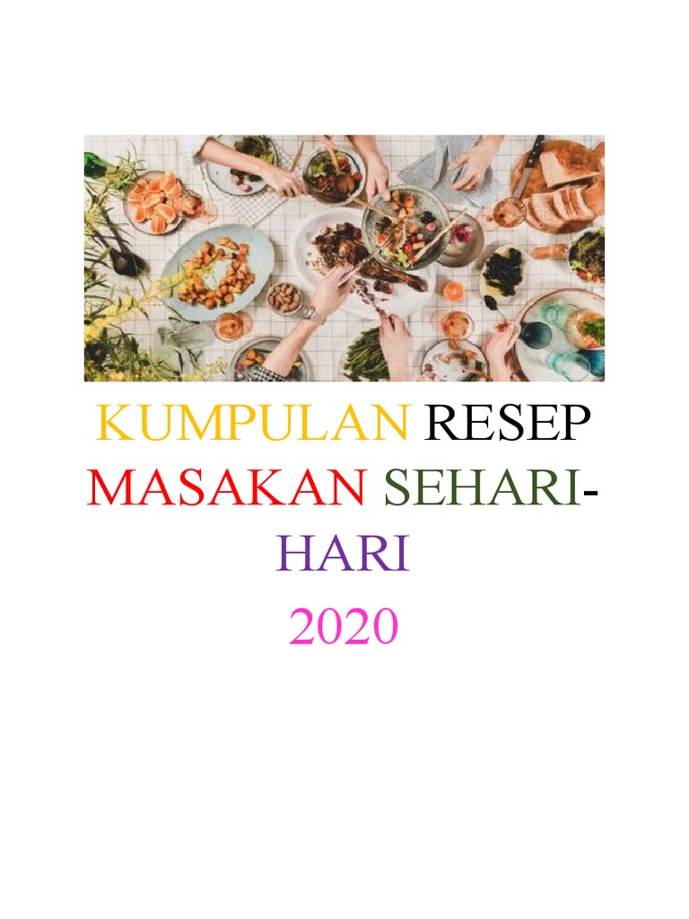Kumpulan Resep Masakan Sehari | PDF