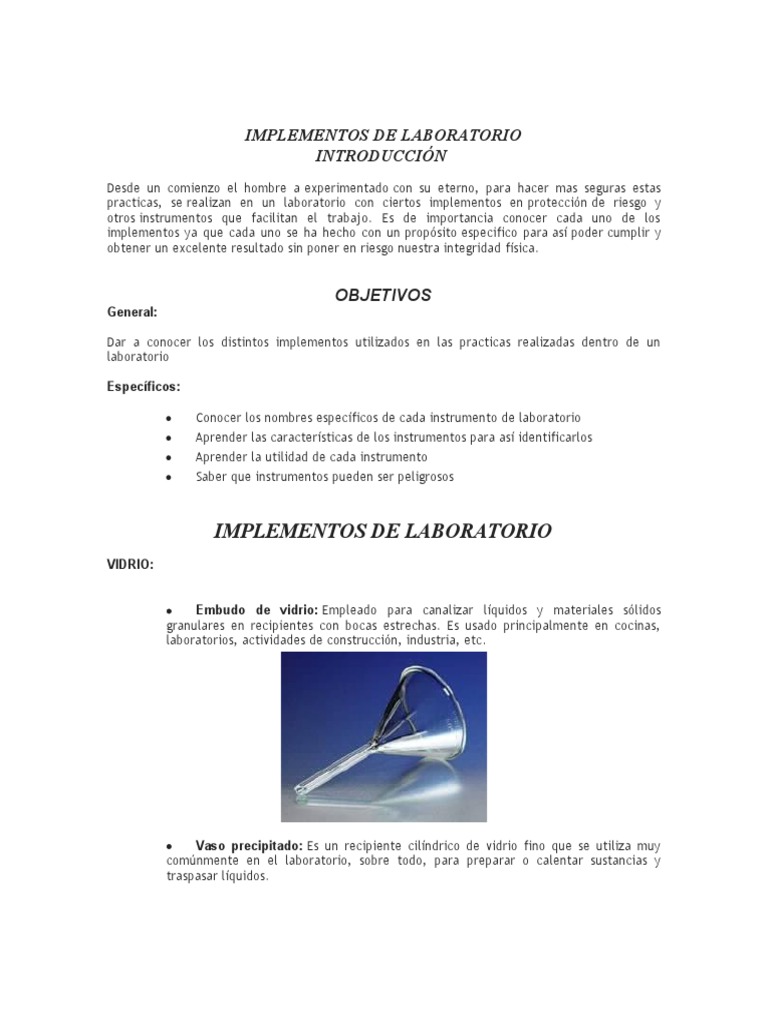 Implementos de Laboratorio | PDF | Laboratorios | Centrífugo