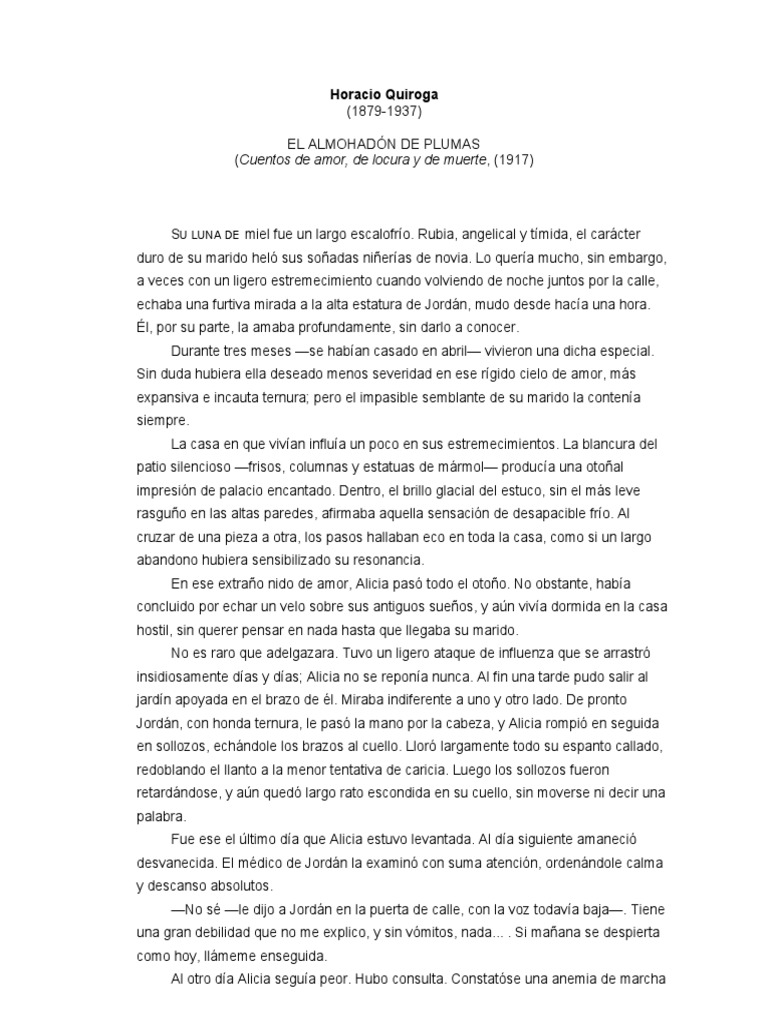 Horacio Quiroga | PDF