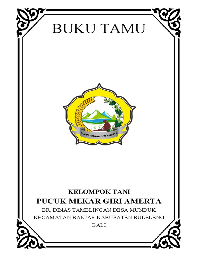 Cover BUKU TAMU | PDF