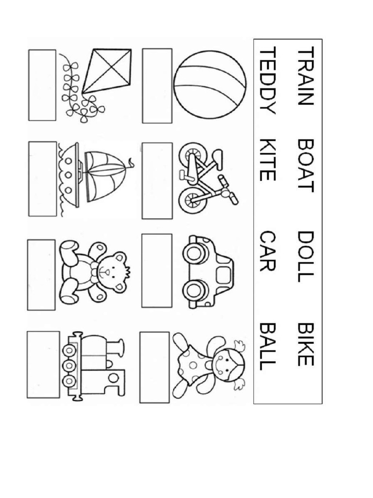 Cut and Paste Toys | PDF