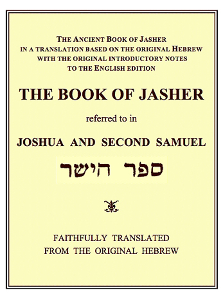 ANCIENT BOOK of JASHER - 1sted | PDF | Cain And Abel | Isaac