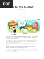 The Shepherd Boy and The Wolf | PDF | Shepherd