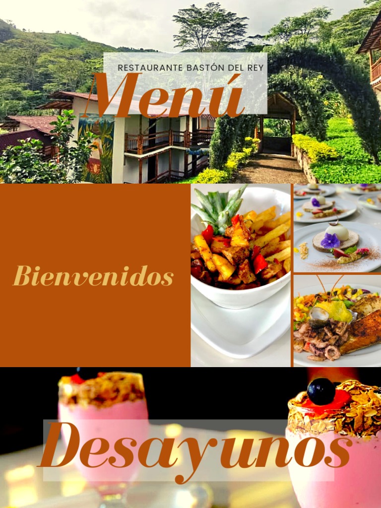 Menu Restaurante Baston Del Rey | PDF | filete | ensalada