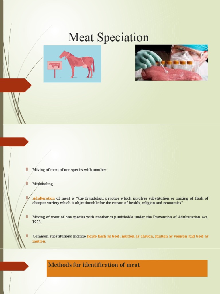 Meat Speciation | PDF | Gel Electrophoresis | Polyacrylamide Gel ...