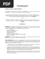 Deed of Sale for Unregistered Land | PDF | Deed | Property Law