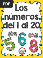 Lotería de Números del 1 al 20 | PDF | Rectángulo | Politopos