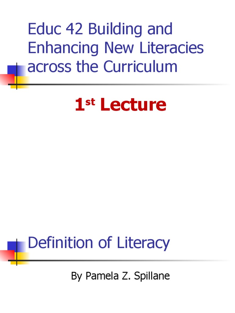 1 New Literacies Definition of Literacy | PDF | Literacy | Learning