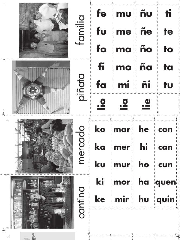 Fichas 06 Palabra Generadora | PDF