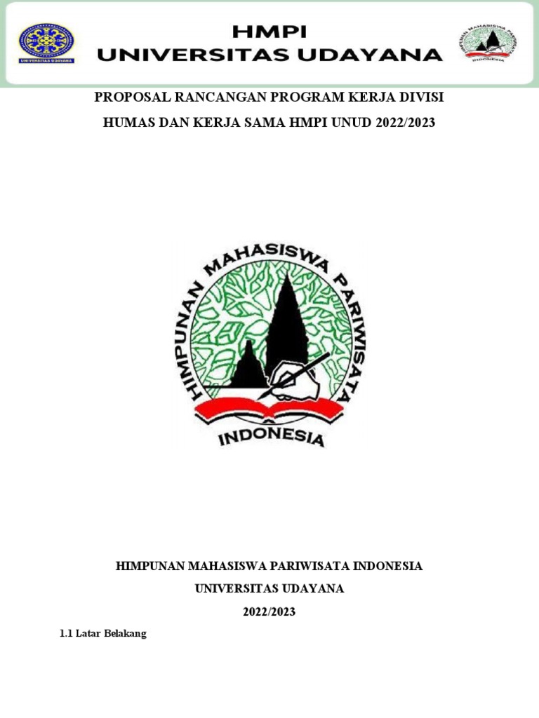 Program BOSAN HMPI UNUD 2022/2023 | PDF
