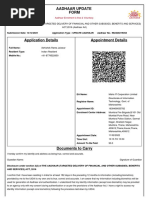 Sample Aadhaar Sanjay | PDF