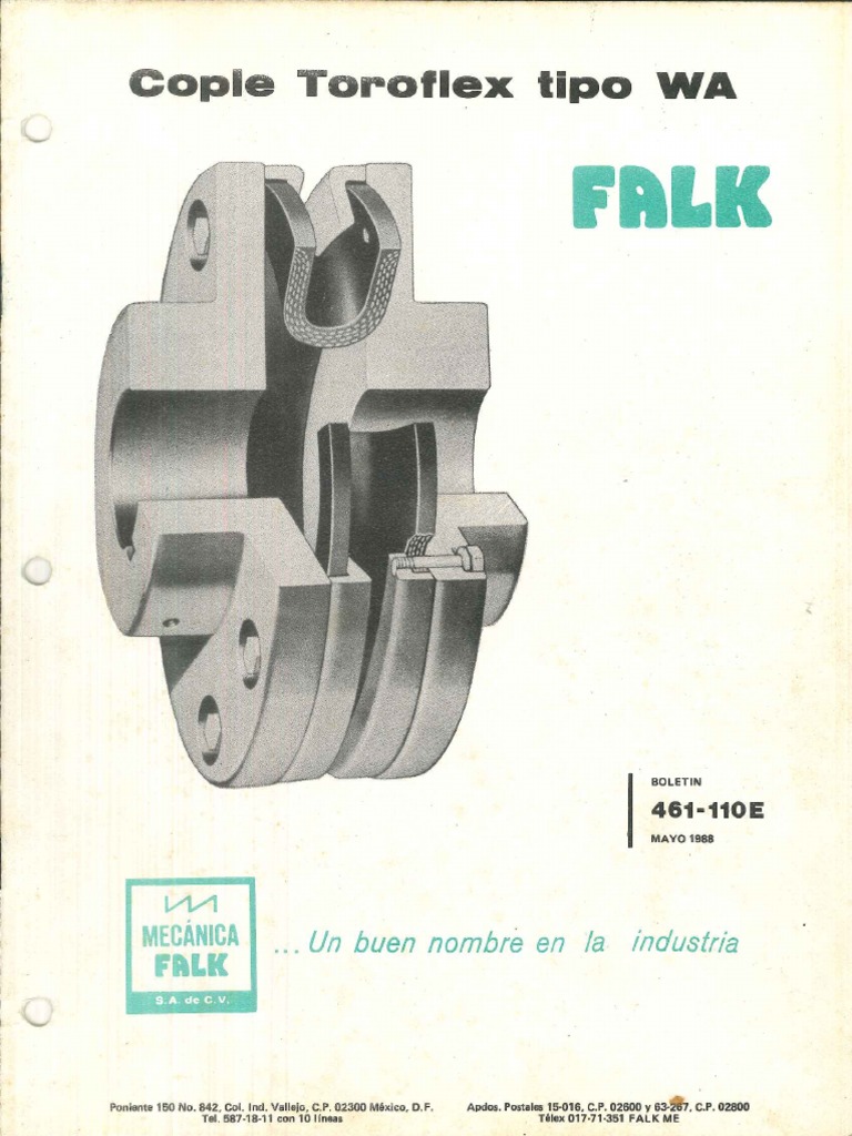 Cople Toroflex Tipo Wa | PDF