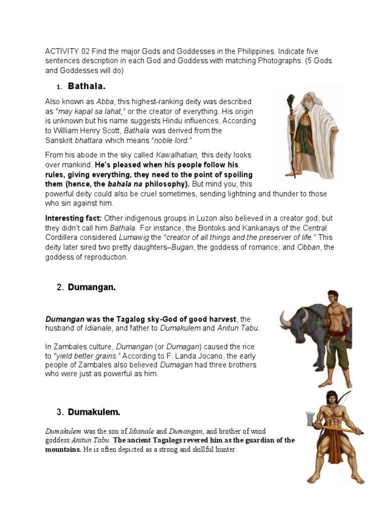 Bathala.: 2. Dumangan | PDF | Deities | Mythology