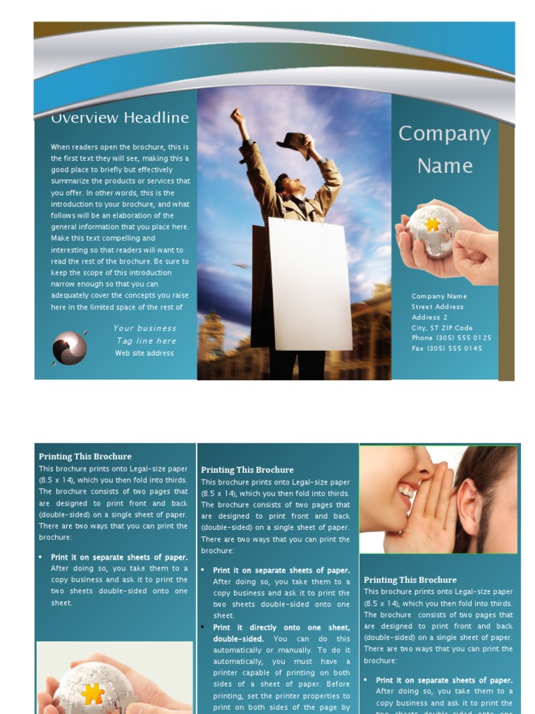 Free Brochure Template | PDF | Paper | Software
